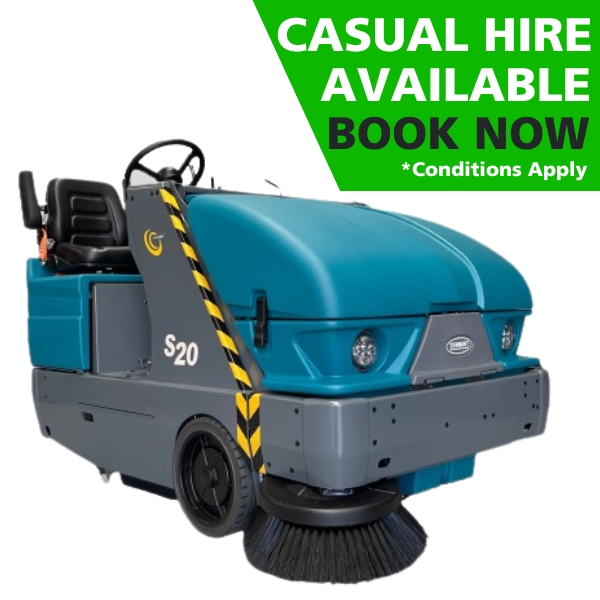 Hire Tennant S20 Industrial Ride-On Sweeper, Available in Battery, LPG ...
