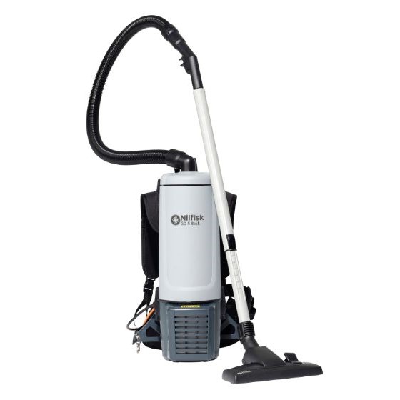 Nilfisk GD5 Backpack Vacuum Cleaner With HEPA Filter Option
