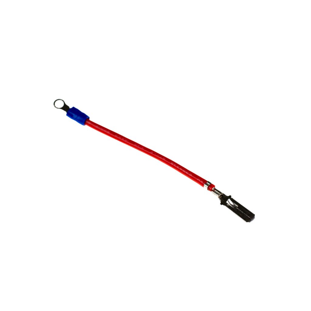 i-mop Male Connector + Wires 14AWG Red 150mm | Capital Equipment Hire